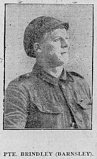 St Mary's Barnsley Remembers WW1: Roland Brindley 1877 - 1916