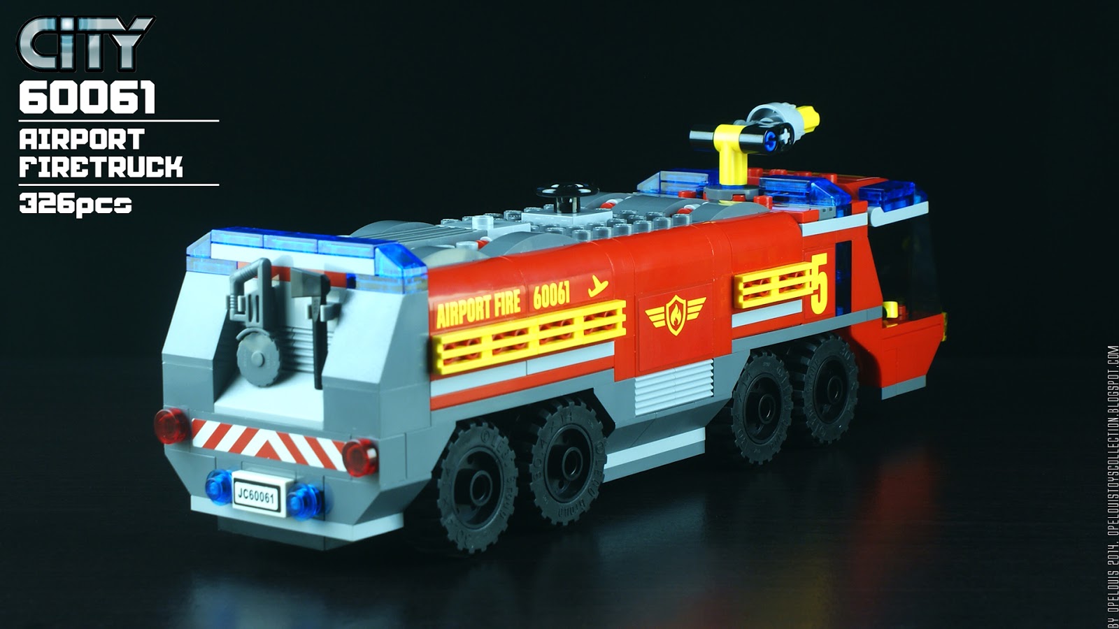 Opelouis's Toys Collection: LEGO City 60061 Airport Firetruck.