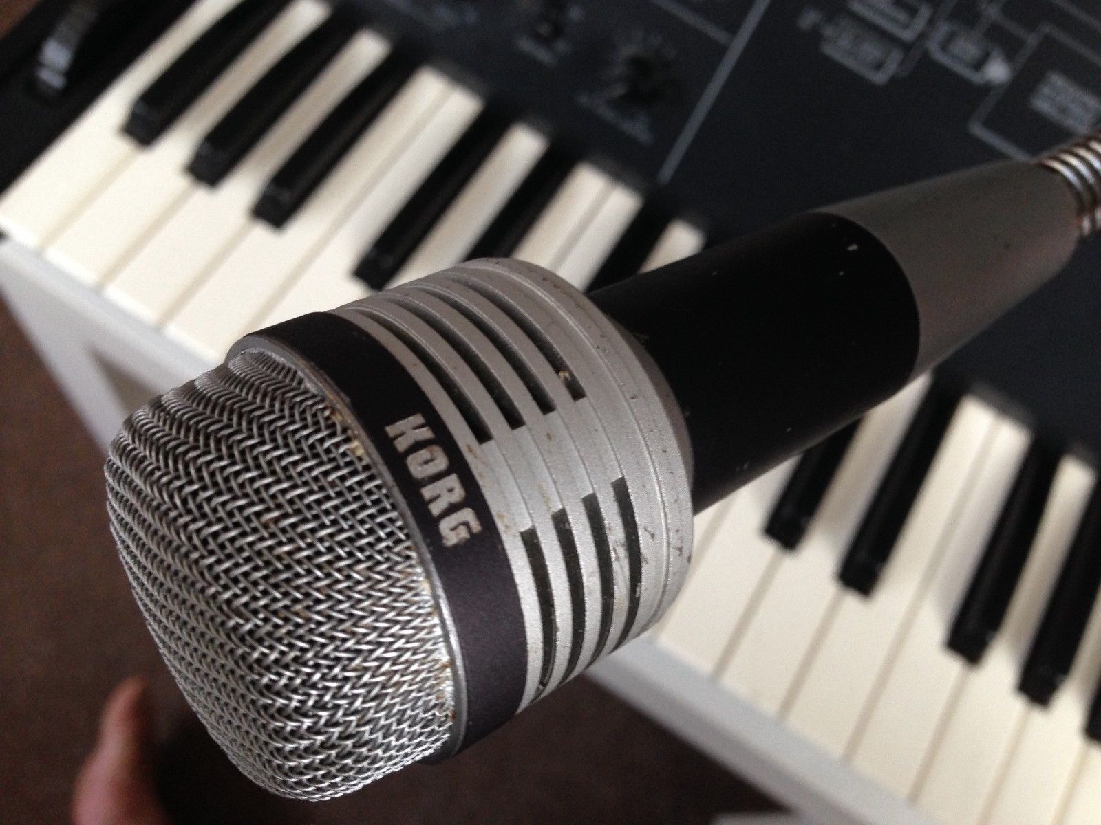 MATRIXSYNTH: Korg VC-10 Vocoder and Microphone SN 160844