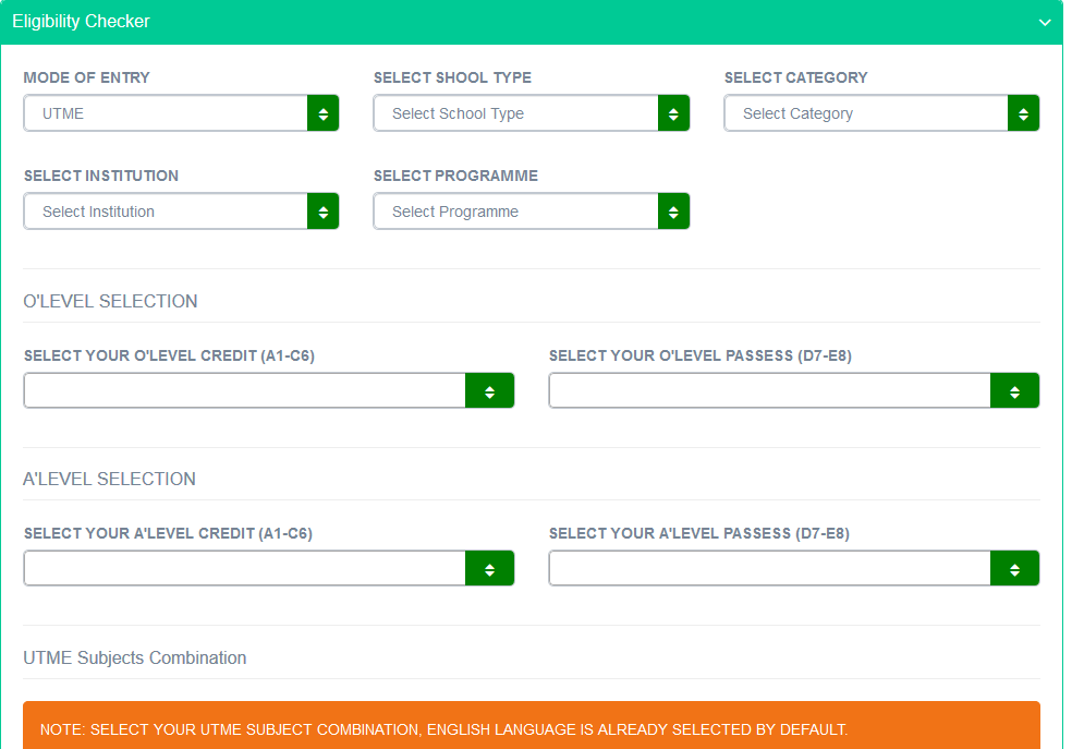 JAMB Course Eligibility Checker Portal 2018 2019 UTME DE jamb-course-eligibility-checker-portal-2018-2019-utme-de