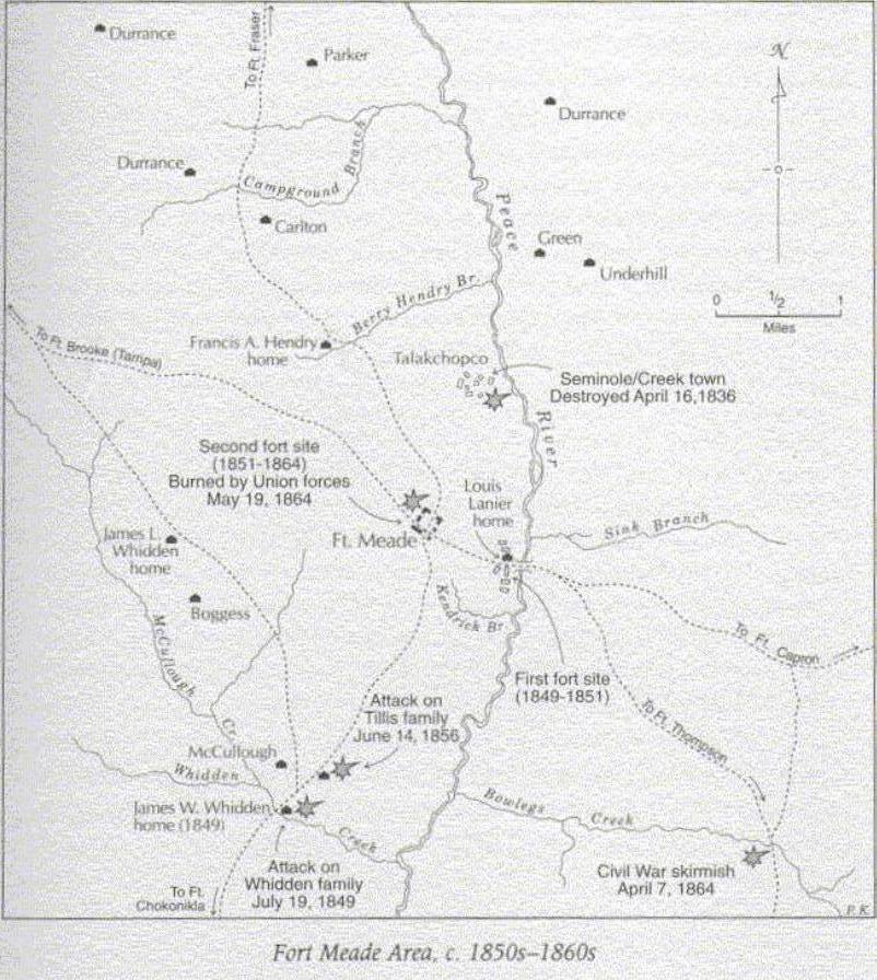 Historic Peace River Valley, Florida: Battle of Bowlegs Creek: Fort ...