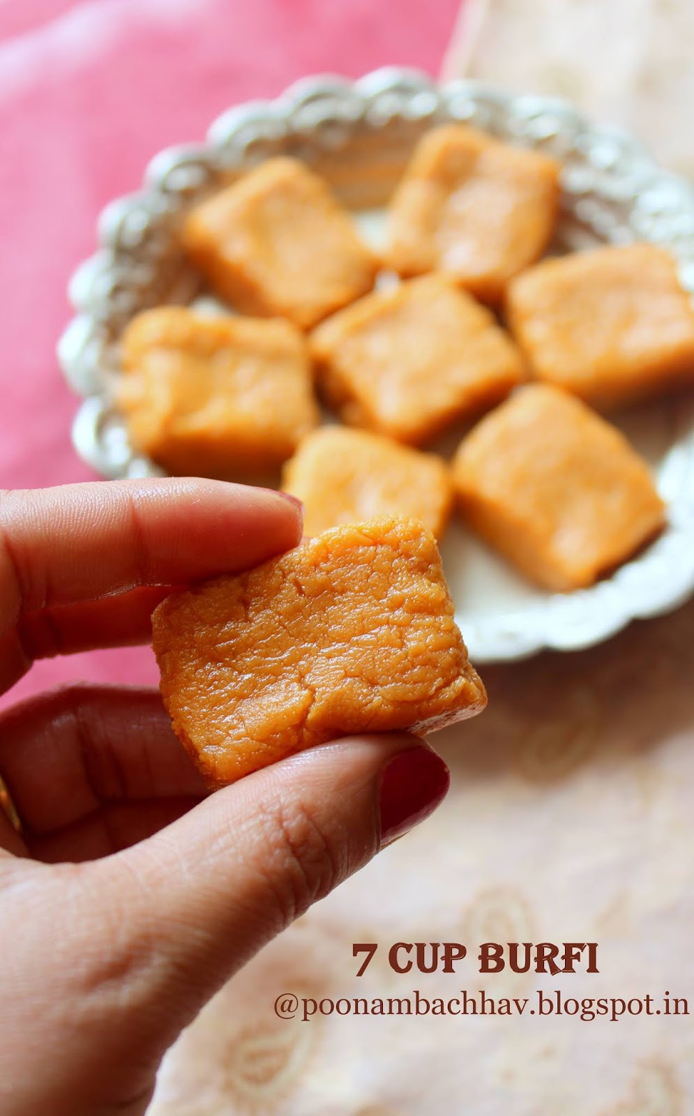 Annapurna: 7 Cup Burfi With Jaggery