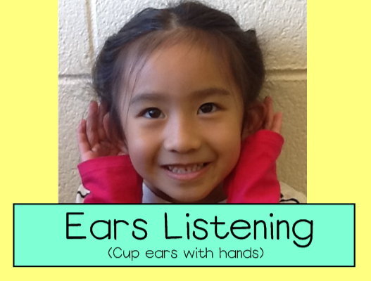 Mrs. Breitlow's Kindergarten: Our Listening Rules