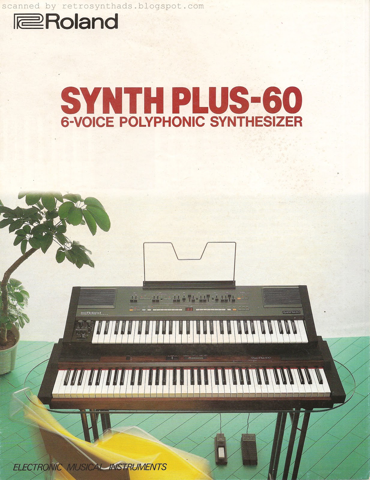 Retro Synth Ads: Roland Synth Plus 60 (HS-60) "A synthesizer for all ...