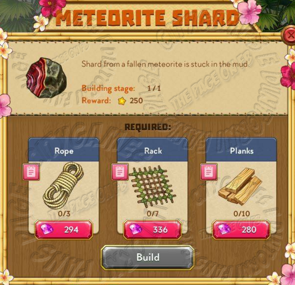 Fans di CityGames Blog: Taonga The Island Farm-Meteorite Shard:Building