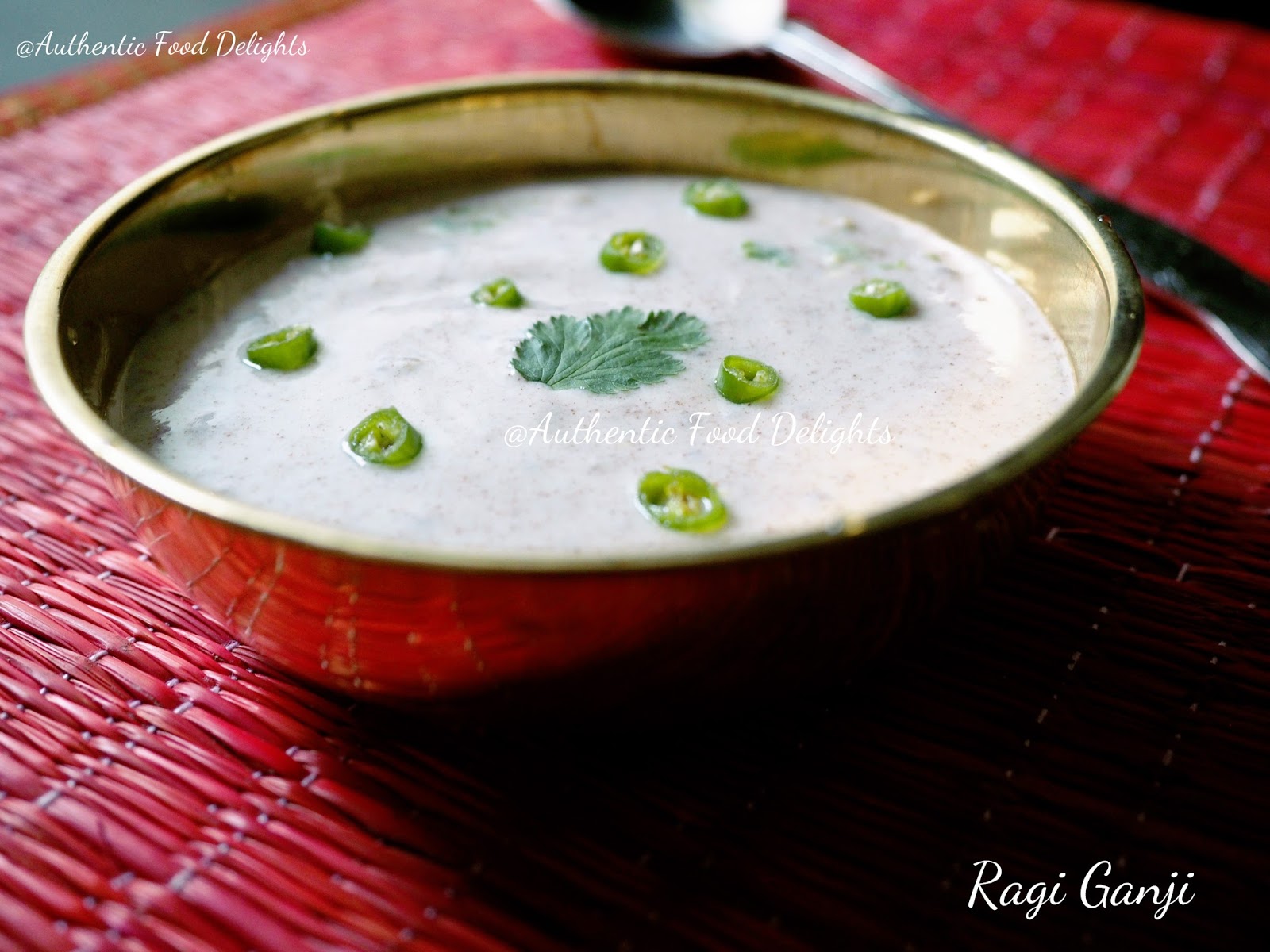 Authentic Food Delights: Ragi Ganji
