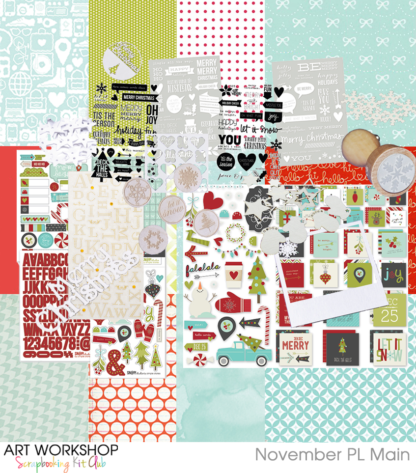 Art Workshop Kit Club: November Project Life with Sandra