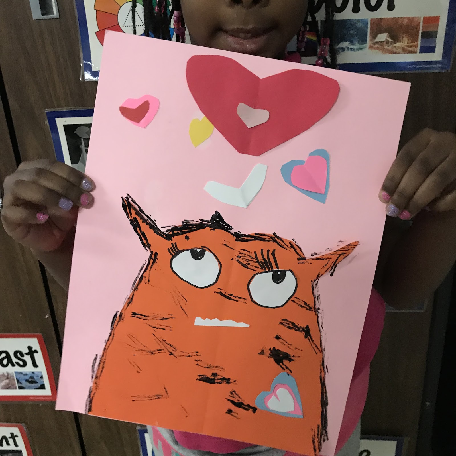 Elements of the Art Room: 1st grade Love Monsters