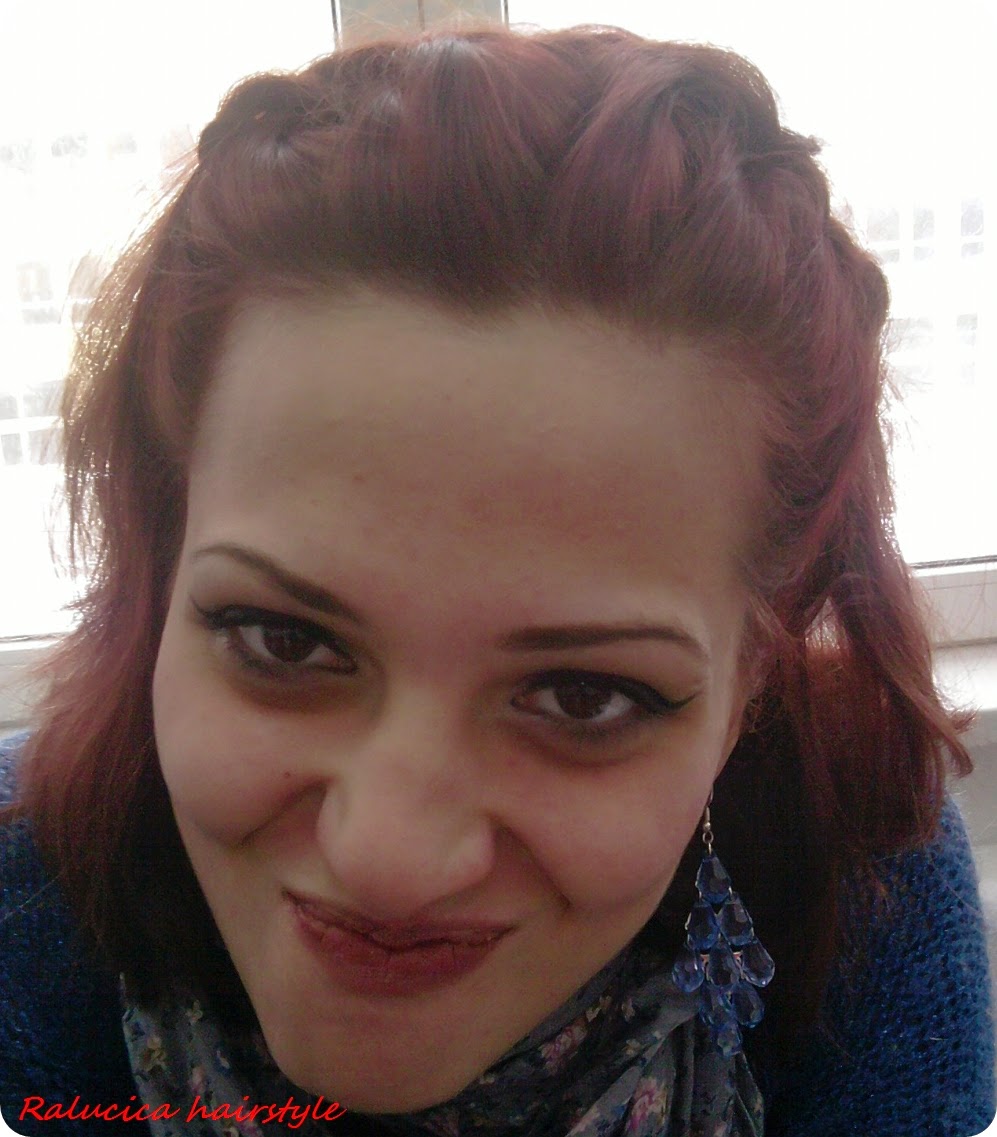 Împletitură pe calotă din față | Ralucica