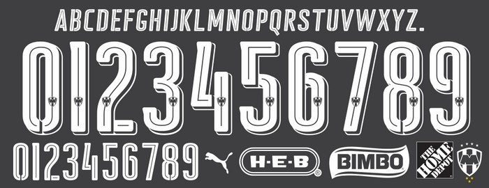 Monterrey 2016 tipografía