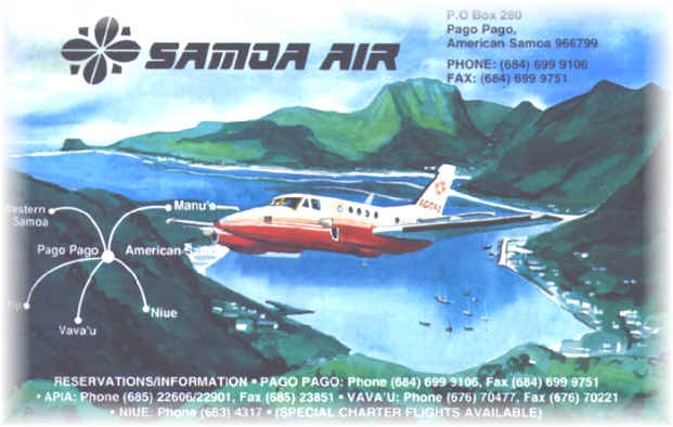 Duner's Blog: APRIL 9 SAMOA AIR CHARGES PASSENGERS BY WEIGHT