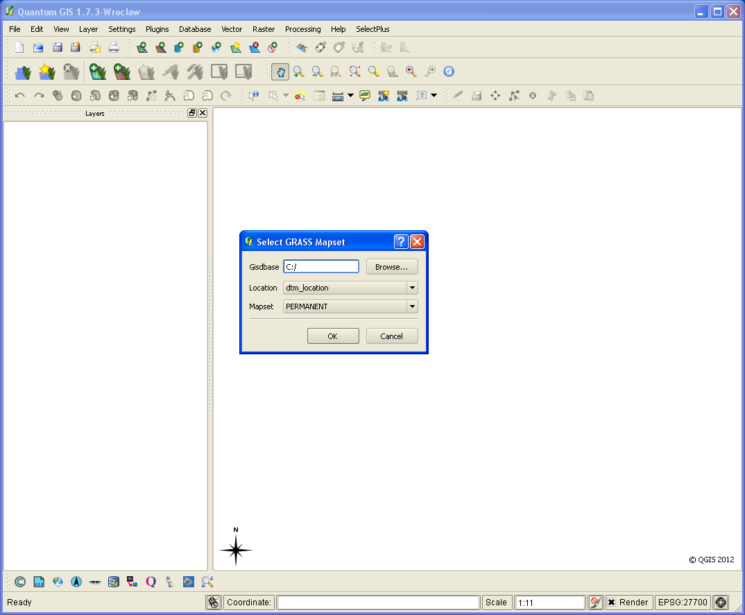 QGIS/GRASS Tutorial - Vectorising Surface Heights of between 28 and 53 ...