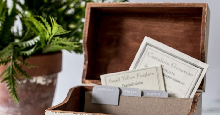 How to Make a Plant Seed Storage Box + Free Printable Dividers ...