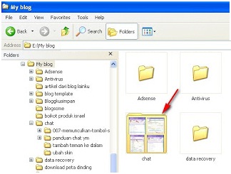 Mengubah gambar folder-thumbnails folder windows explorer
