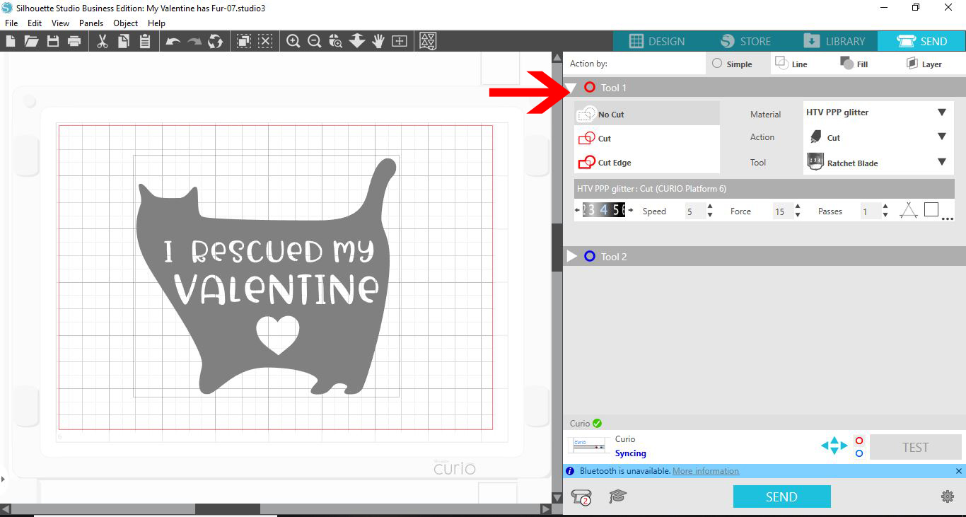Making your first cut with Silhouette Curio | Design Bundles