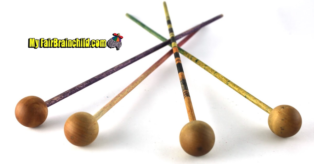 My Fair Brainchild: Colorful Wooden Stimming Sticks