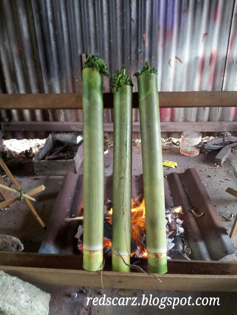 DAUS REDSCARZ: Resepi Ayam masak dalam buluh (Ayam Pansuh)