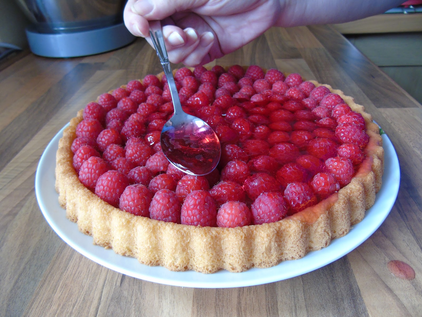 Summer Raspberry Flan