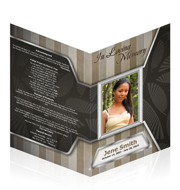 New Funeral Program Design Templates