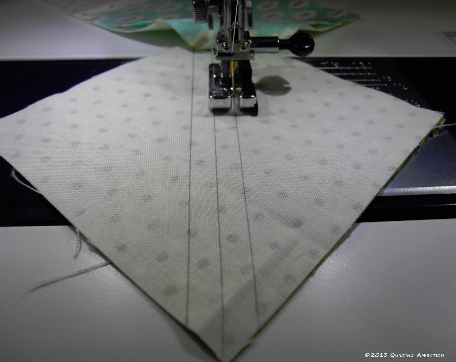 Quilting Affection Designs: Half Square Tutorial