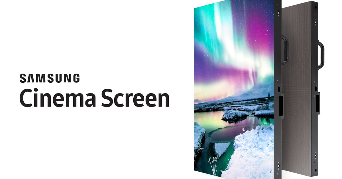 Samsung Cinema Screen mostra-nos o futuro do cinema - sem projectores ...
