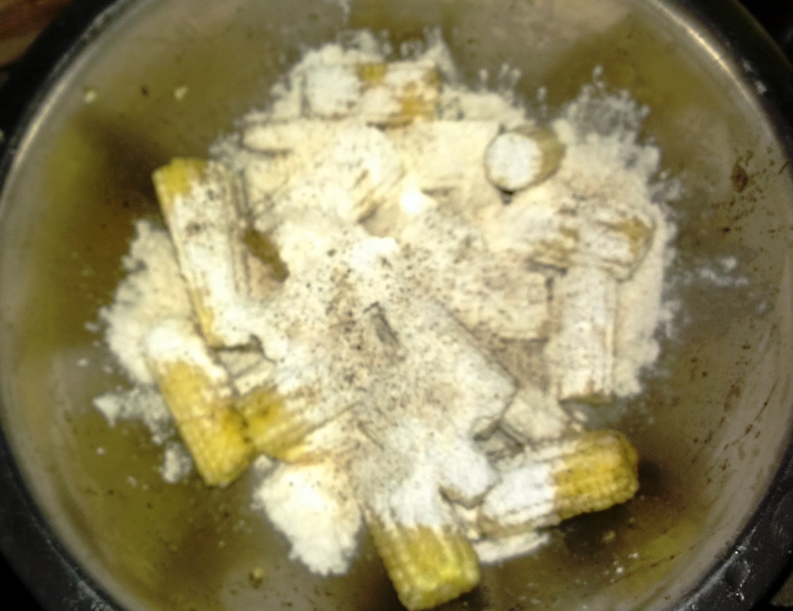 Veggiesome: Golden fried baby corn