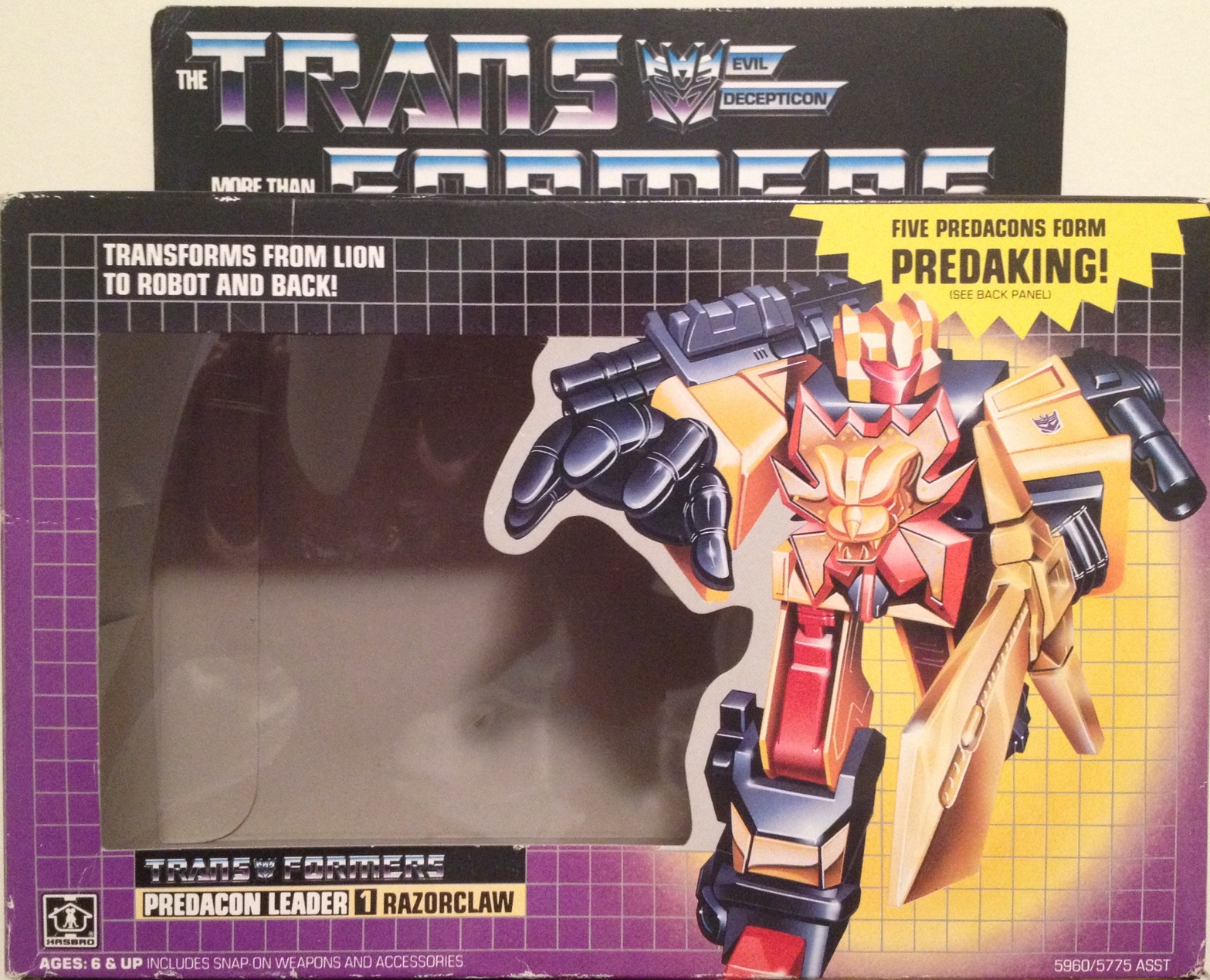 A Transformers Blog - My Life In Collecting: G1 Predaking / Reissue ...