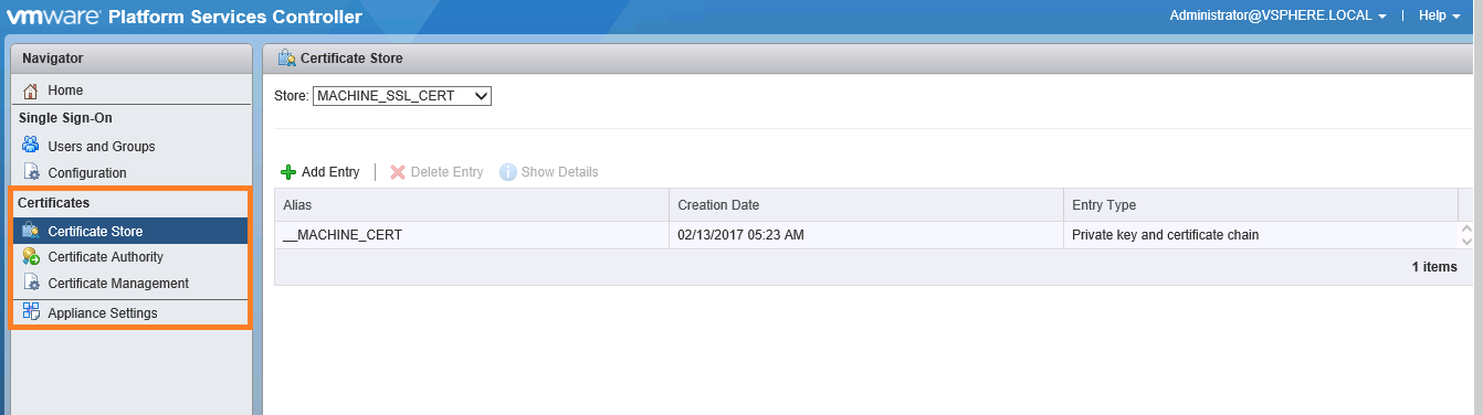 Virtualization The Future: Exploring PSC Management UI
