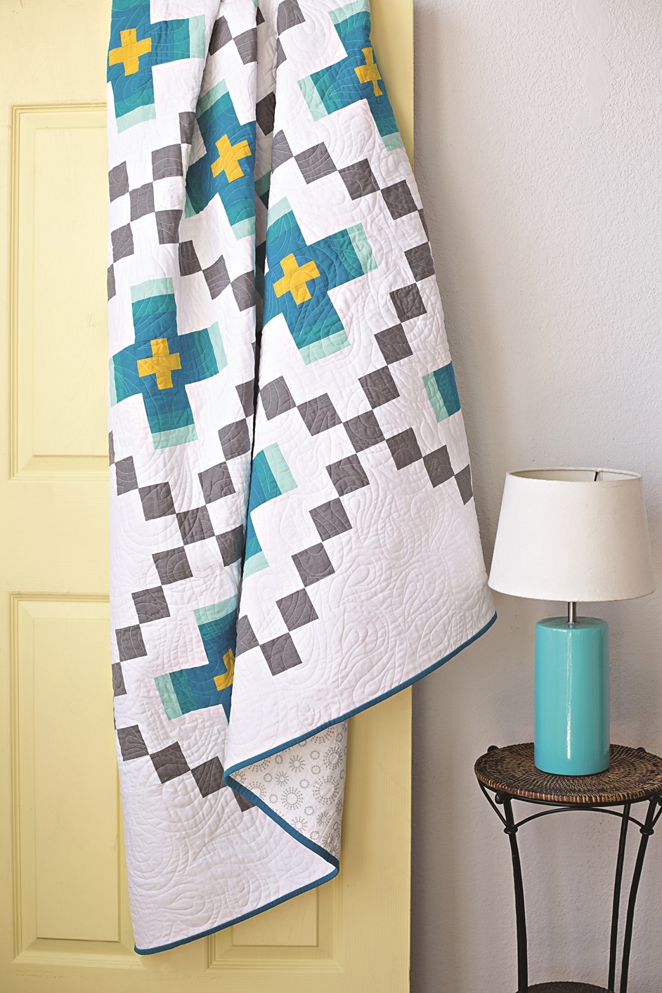 Quilted Blooms: Modern Plus Sign Quilts Blog Hop + Day 5
