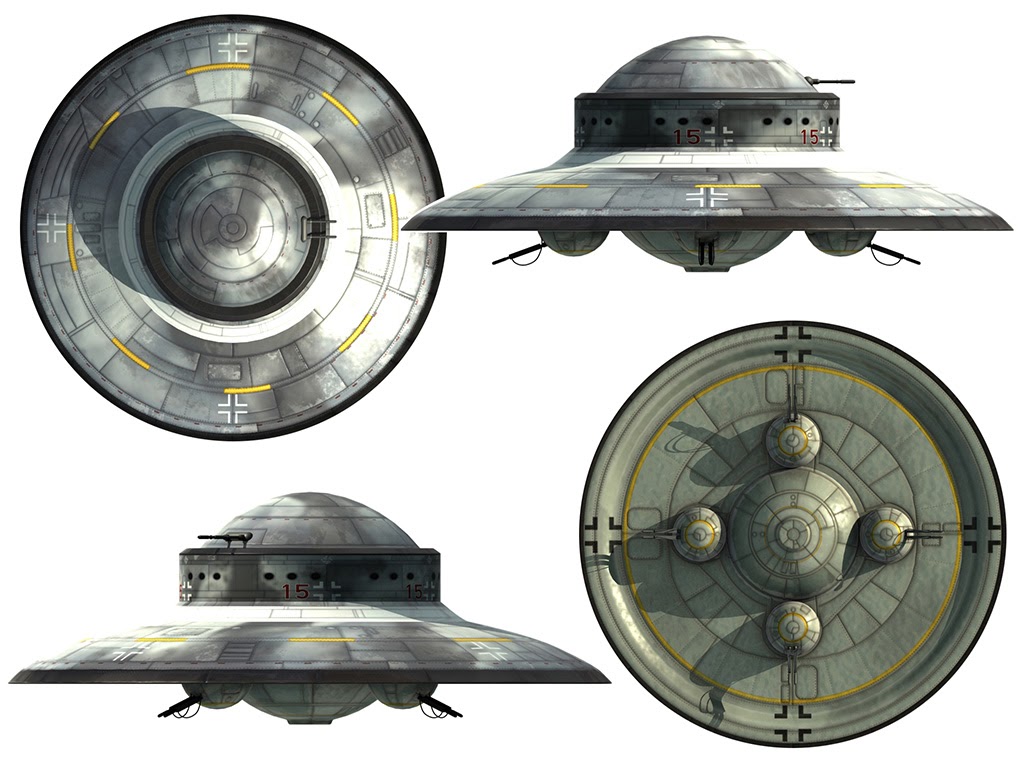 PLASTIMODELISMO E CULTURA: Discos Voadores Nazistas Parte II O Haunebu