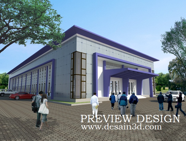 Gambar Gedung Serbaguna Minimalis - Art Mas Jeck