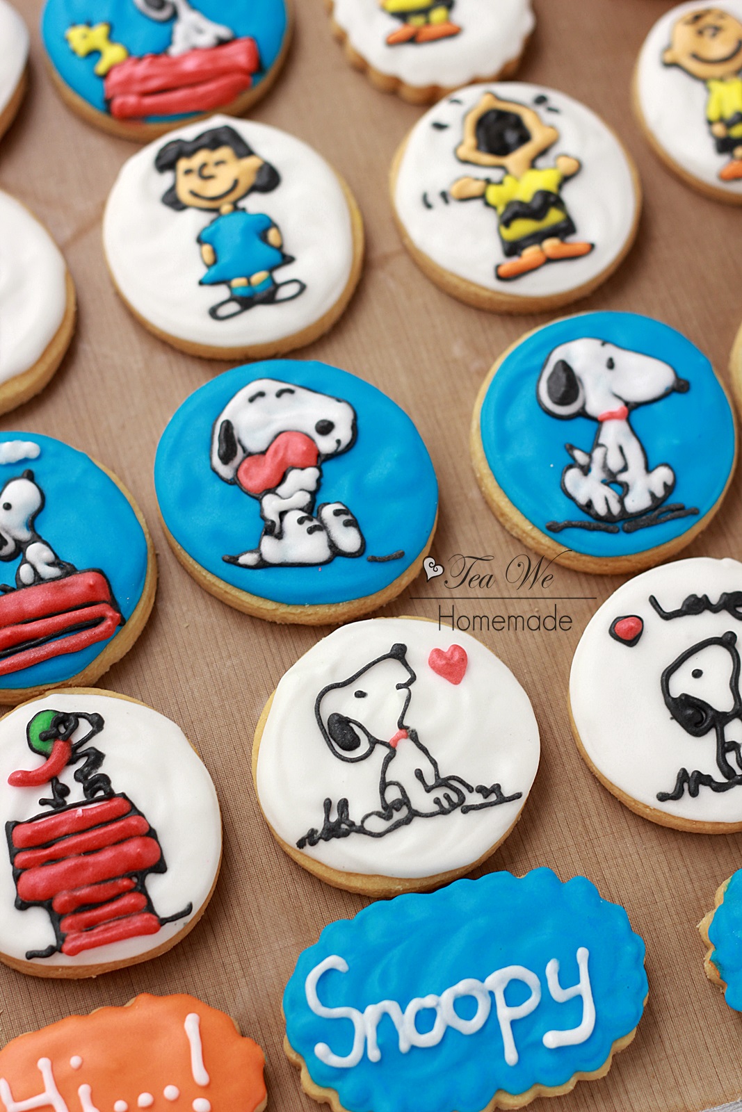 Welcome to Teawe's blog: Snoopy Cookies
