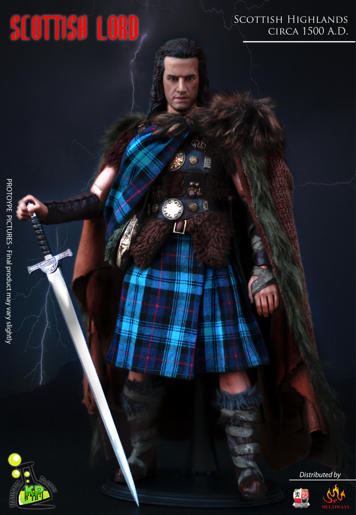 toyhaven: Kaustic Plastik's New 1/6th scale Scottish Warrior is 12-inch ...