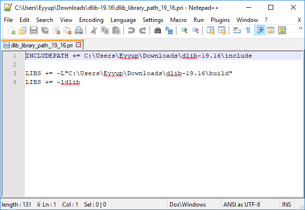 Yapay Zeka Labs: Dlib (C++) Kütüphanesinin Windows'a Kurulumu ve Qt ile ...