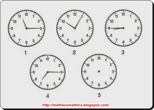 MatheusMáthica: Os Relógios do Auditório