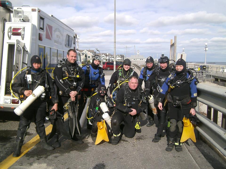 Point Pleasant Beach Rescue Dive Team: New Years Dive ~2016~