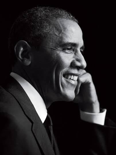 Barrack Obama on the cover of GQ's 2015 Men of the Year Issue