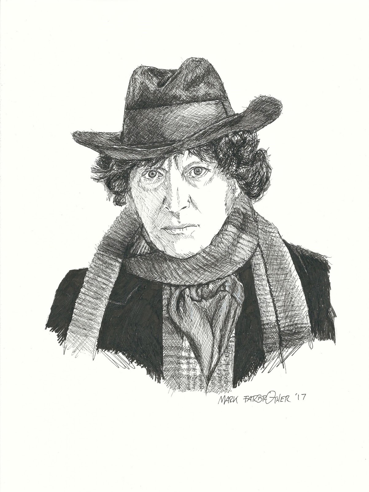The Art of Mark Farbrother: Tom Baker Doctor Who