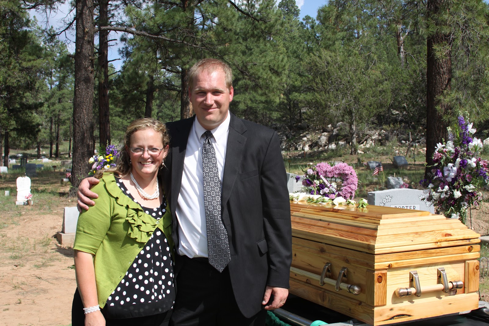 Our Forever Family: The casket...