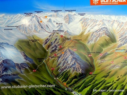 El Valle de Stubai y sus montañas de nieves eternas, Austria - Mis ...