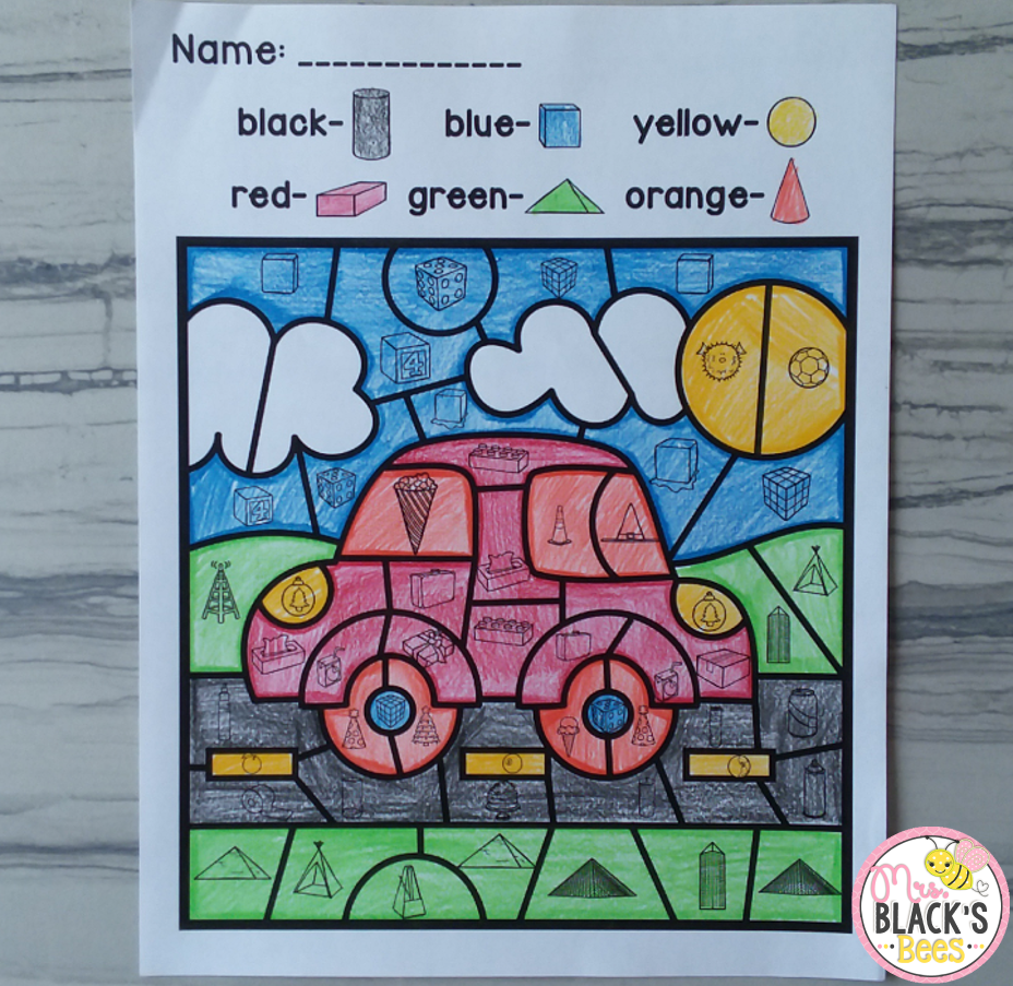 Color by Code Activities- Plus a FREEBIE | Mrs. Black's Bees