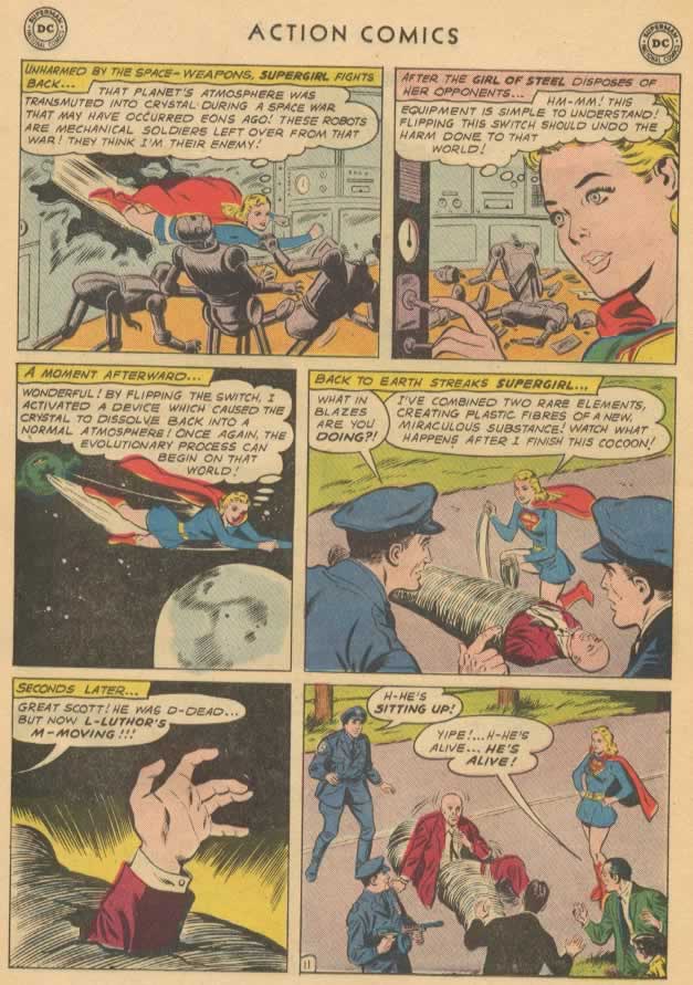 Ominous Octopus Omnibus: Supergirl - " The Death Of Luthor" - ACTION ...