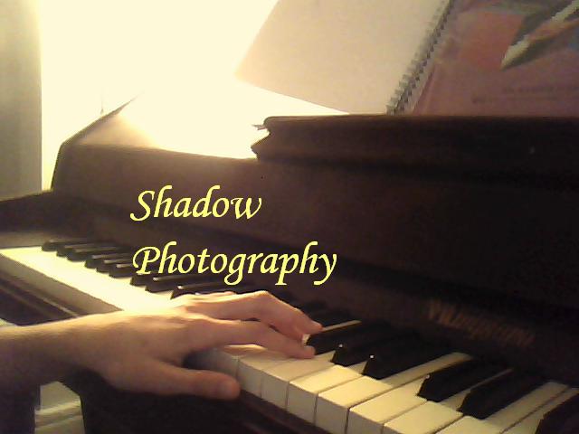 Shadow Photography: Piano Playing(: