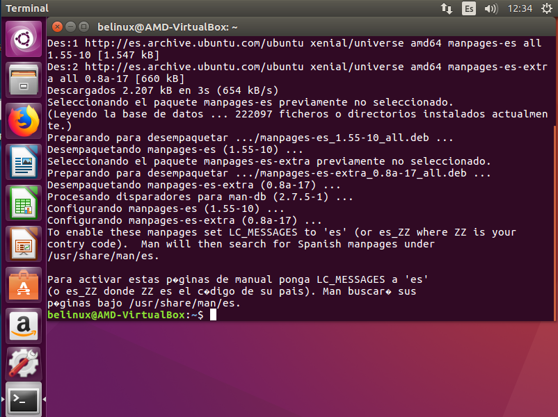 Ubuntu Linux: Cambiar el idioma del manual de comandos man del inglés ...