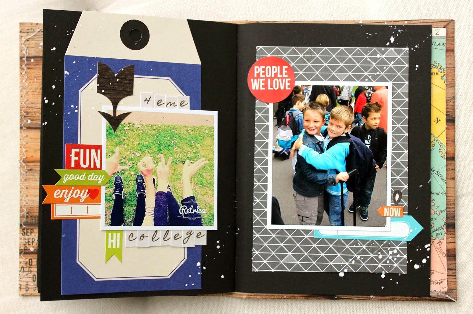 Scrap-Plaisir : le scrap de shannon91: ** Mini album rentrée des ...