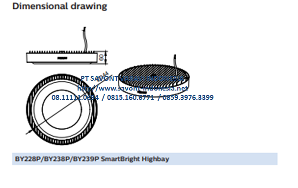PHILIPS - SmartBright Highbay G3 BY239P LED150/NW PSU | DISTRIBUTOR ...