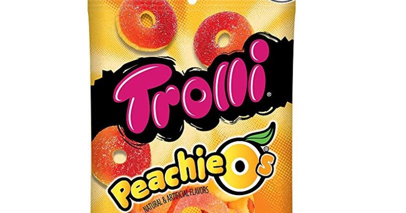 8 Bags of 6.3oz Trolli Peachie O'S Gummy Candy $3.80 + Free Shipping or ...