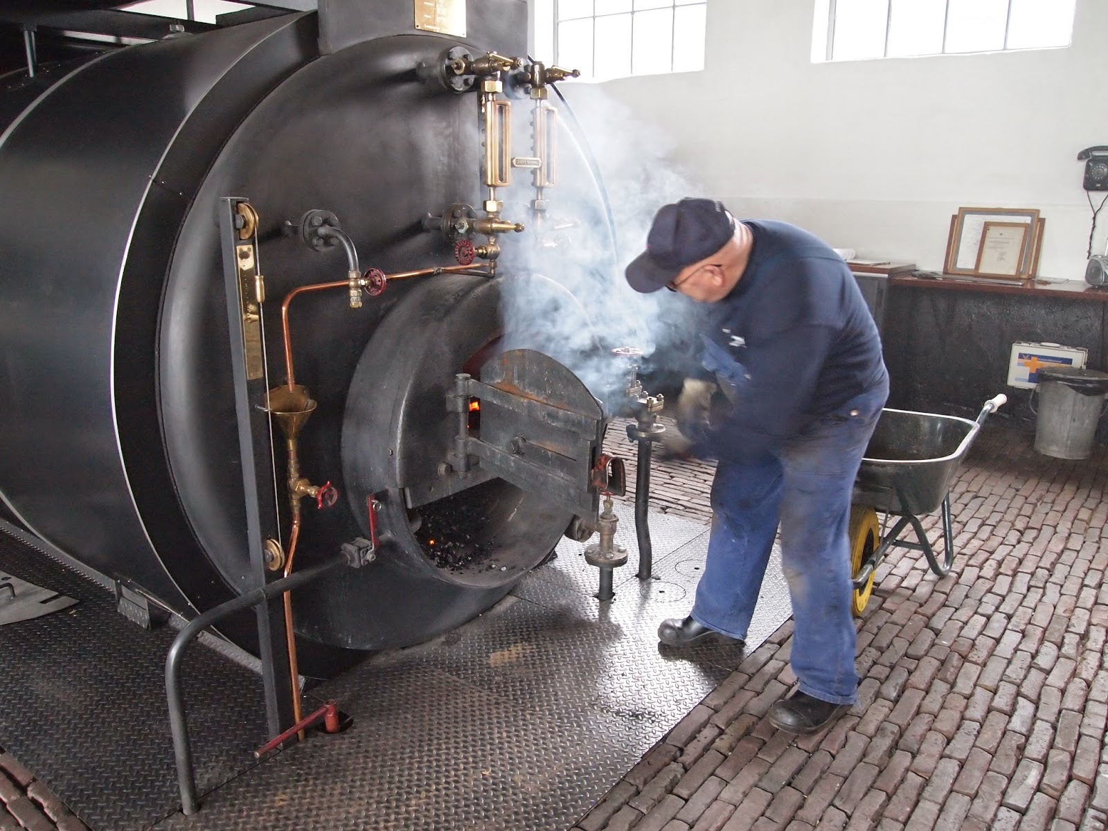 Stoomgemaal Arkemheen: Proefdraaien stoomgemaal