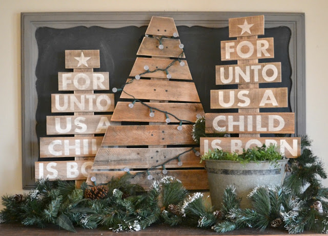 Funky Junk: Reclaimed Wood Trees