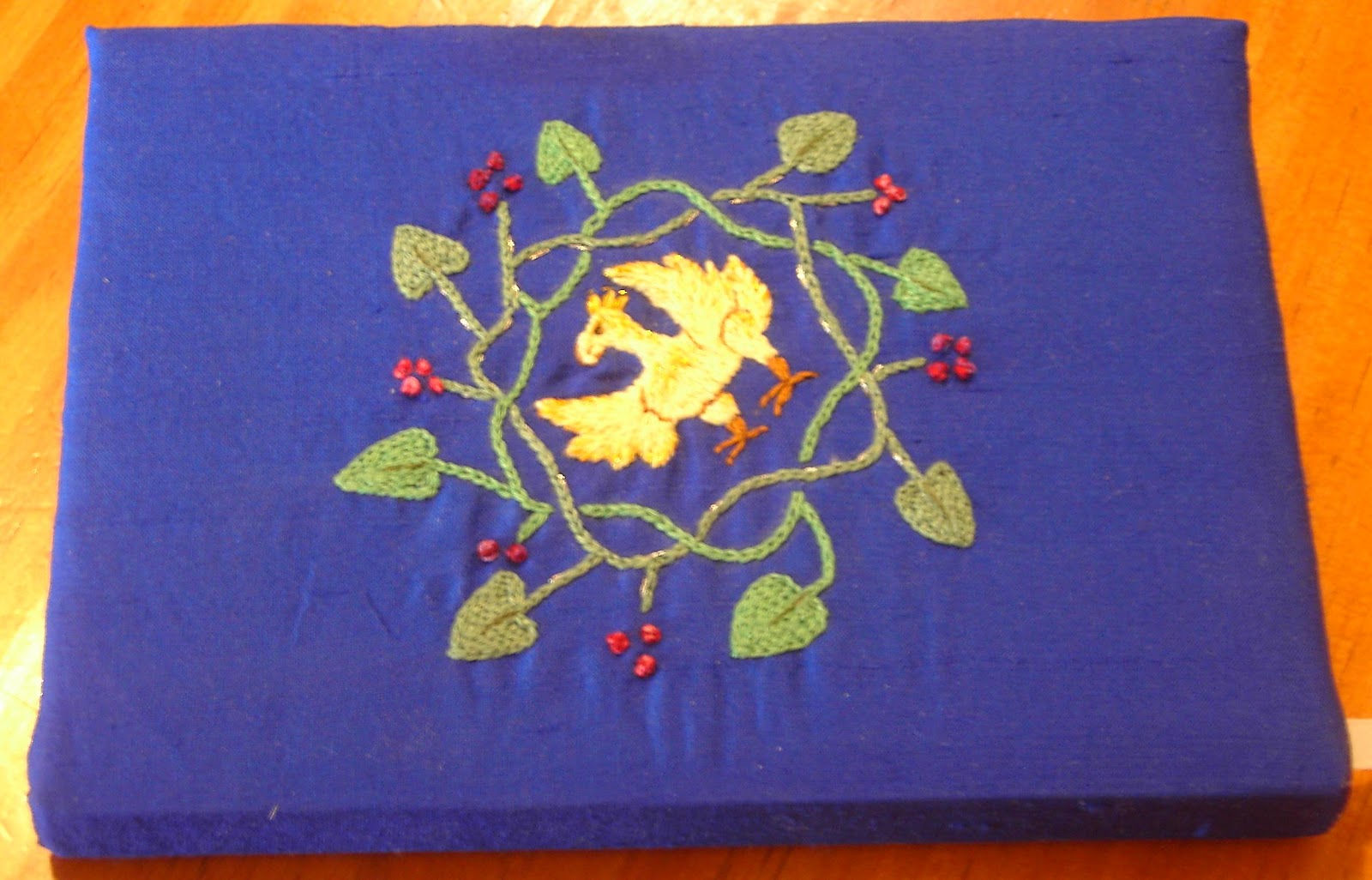 Broider Me 'Bethan: Embroidered book cover